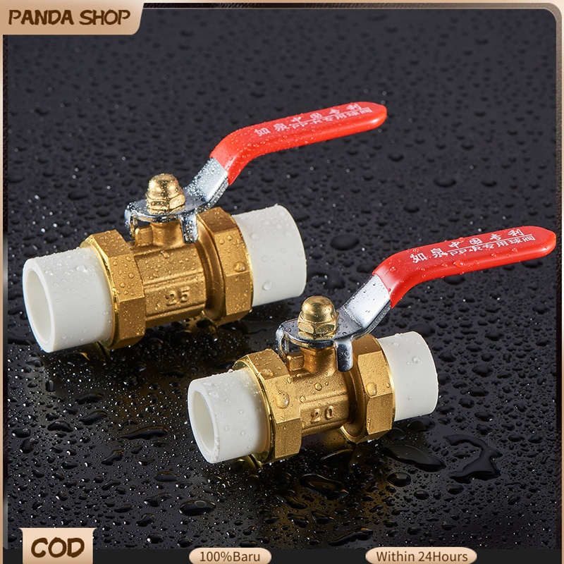 DN20/DN25/DN32 PPR Double Union Valve Brass Water Pipe Valve 3/4Inch ...