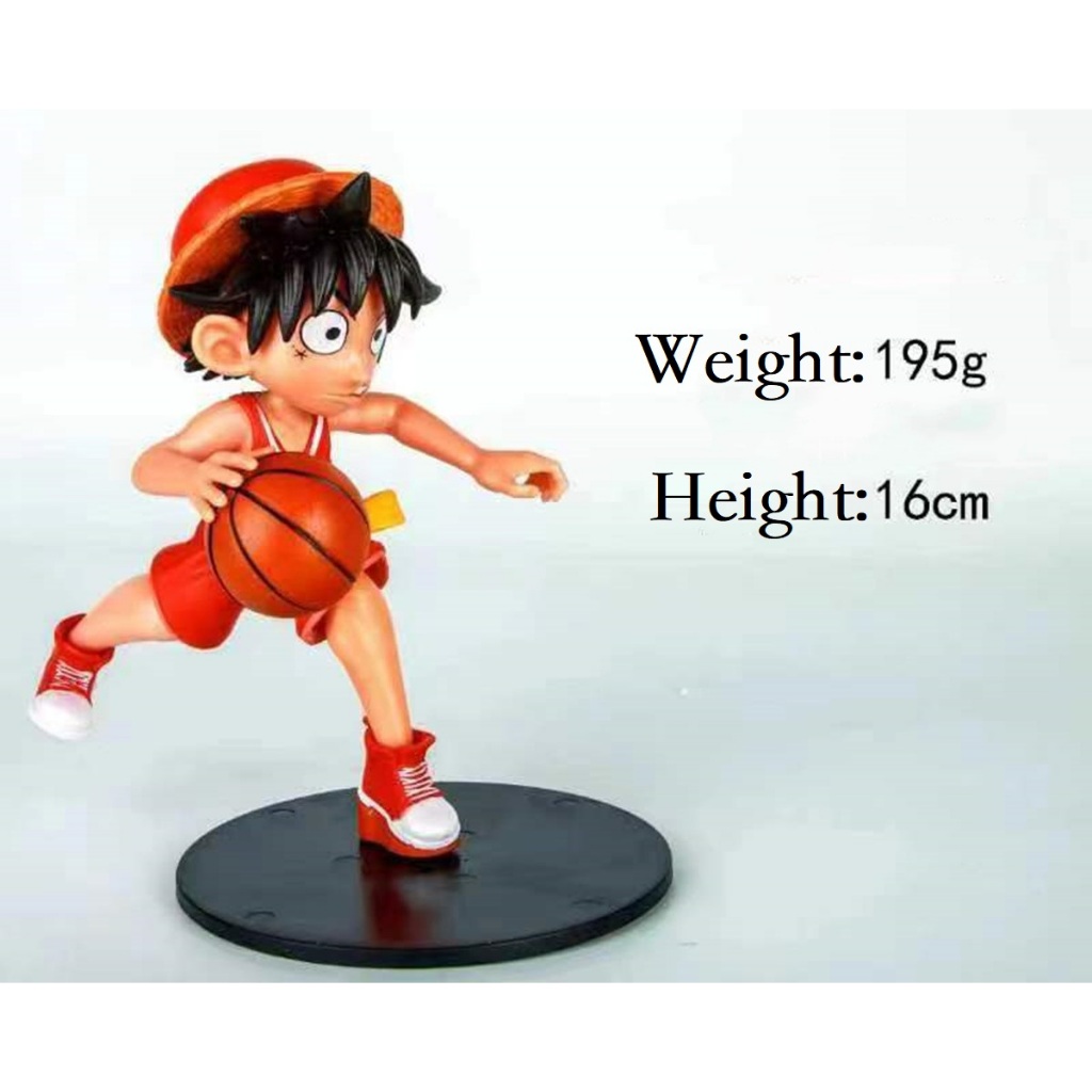 One Piece Luffy Monkey D. Luffy Cosplay Basketball Player Collectible ...