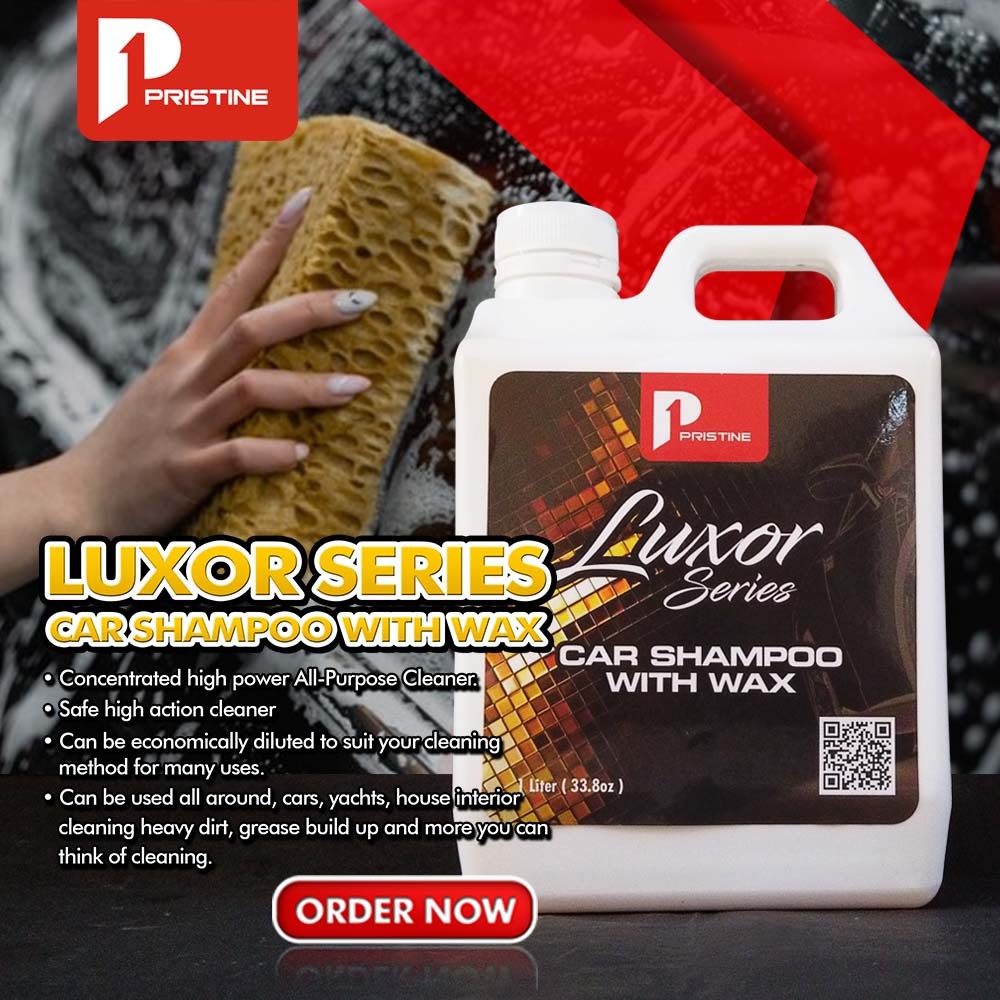 Pristine Luxor Car Wax shampoo | Shopee Philippines