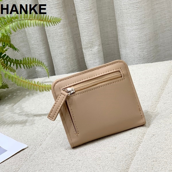 HANKE Short Slim Leather Wallet for Women with Cardslot Bifold Wallet ...