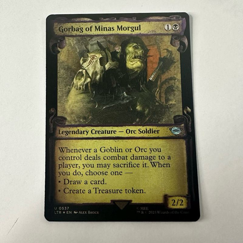 GORBAG OF MINAS MORGUL | LTR THE LORD OF THE RINGS | BLACK | MTG MAGIC ...