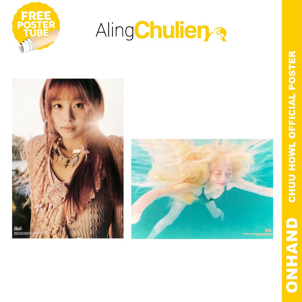 [Official Poster + Tube] Loona Chuu Howl Official Album Poster | Shopee ...
