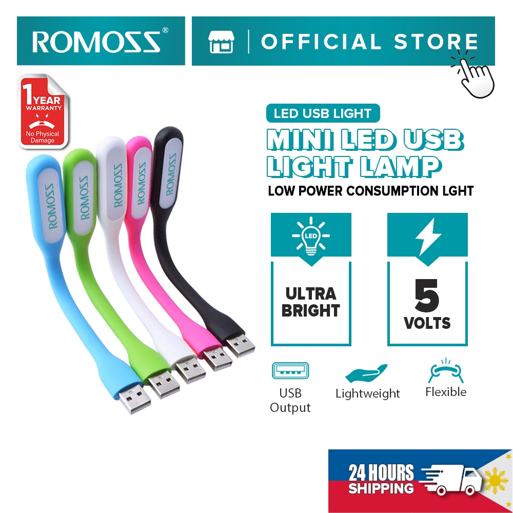Romoss Mini Flexible LED USB Light 1pc Only | Shopee Philippines