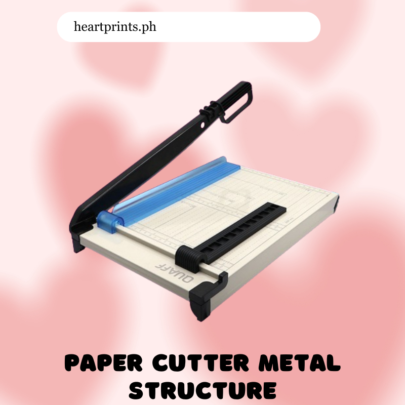 QUAFF Paper Cutter Metal Structure A4 Size with Adjuster & Stopper ...