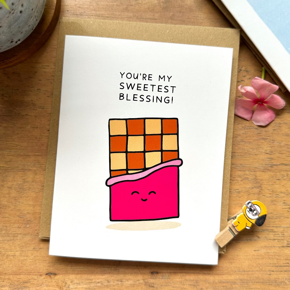 You're my sweetest blessing - ENGLISH Valentines Anniversary Card ...