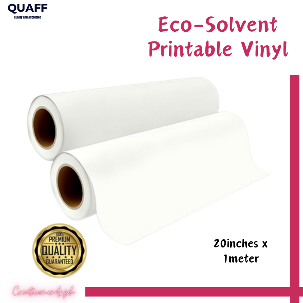 QUAFF Printable Vinyl for T-Shirt Printing Thick & Thin Output Heat ...