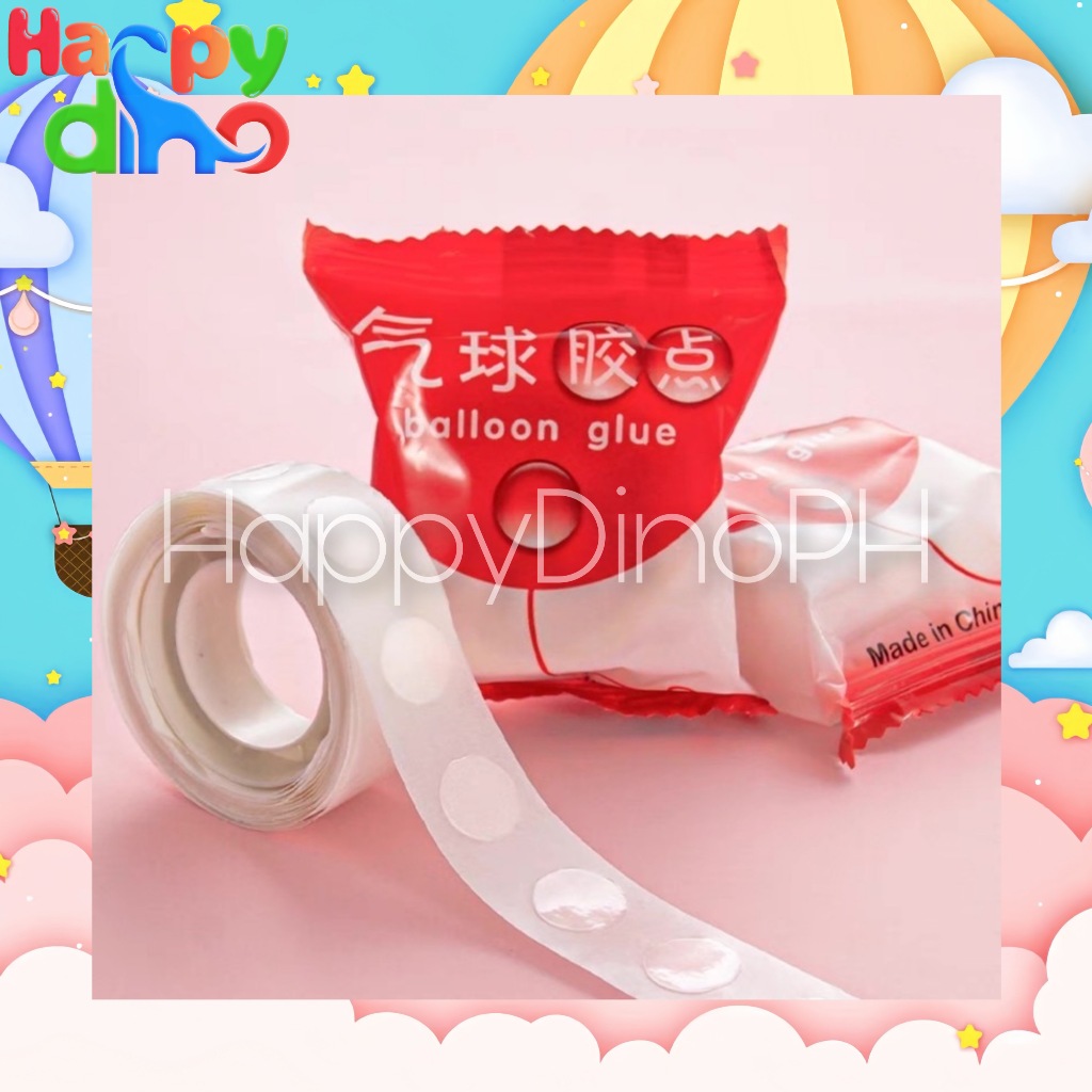 100pcs Balloons Glue Adhesive Wedding Birthday Party Decoration Fixed ...