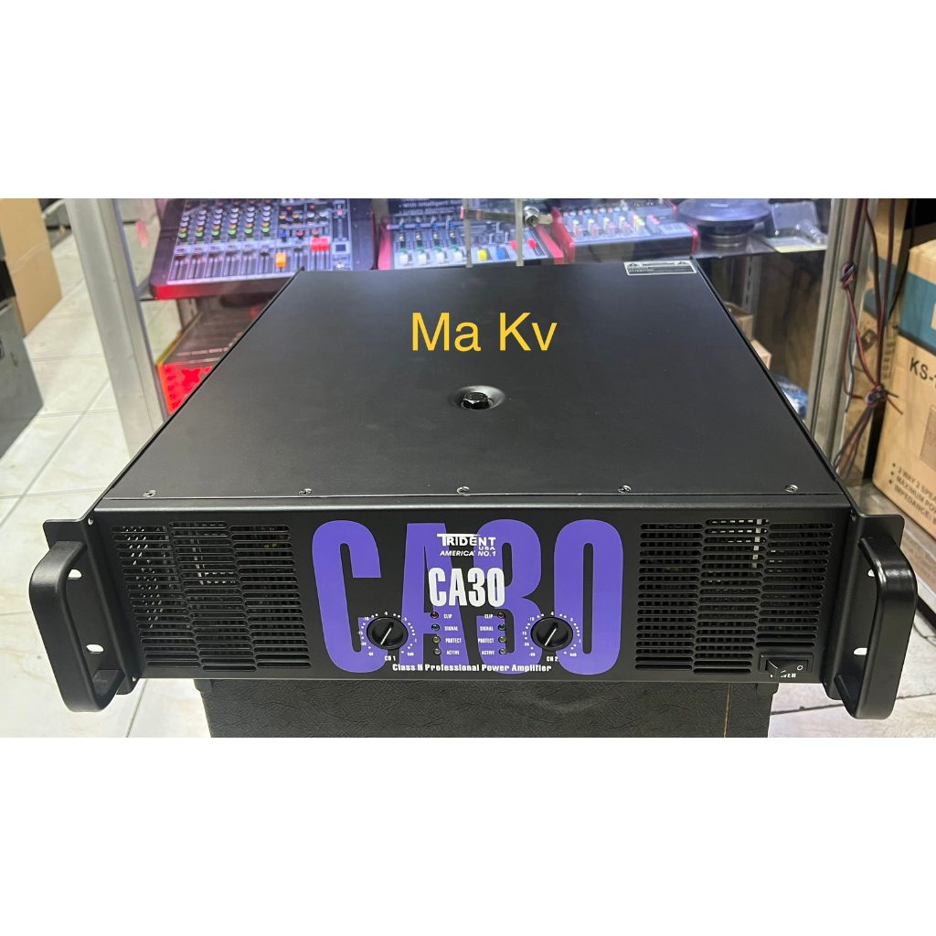 Trident CA-30 Power Amplifier ( 1500 Watts x 2 ) | Shopee Philippines Trident CA-30 Power Amplifier ( 1500 Watts x 2 ) | Shopee Philippines
