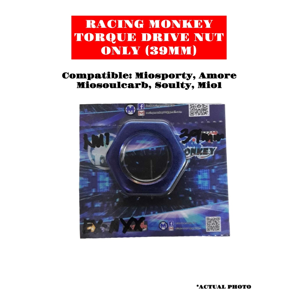 Racing Monkey Torque Drive Nut Only 39mm 1pc. Compatible: Miosporty ...