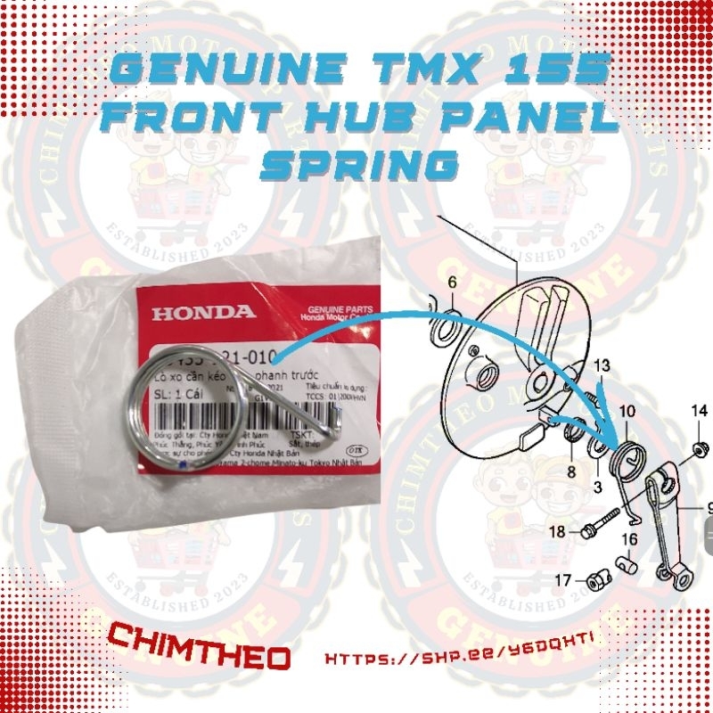 Tmx 155 Front Hub Panel Spring Honda Genuine | Shopee Philippines