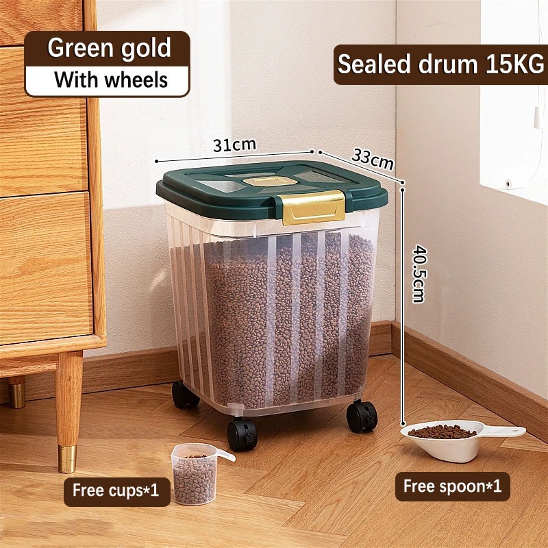 10kg 25kg large capacity rice storage box thickened rice tank insect ...