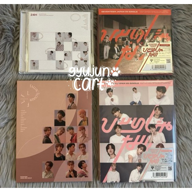 SEVENTEEN UNSEALED JAPANESE ALBUM 24H FALLIN FLOWER NOT ALONE | Shopee ...