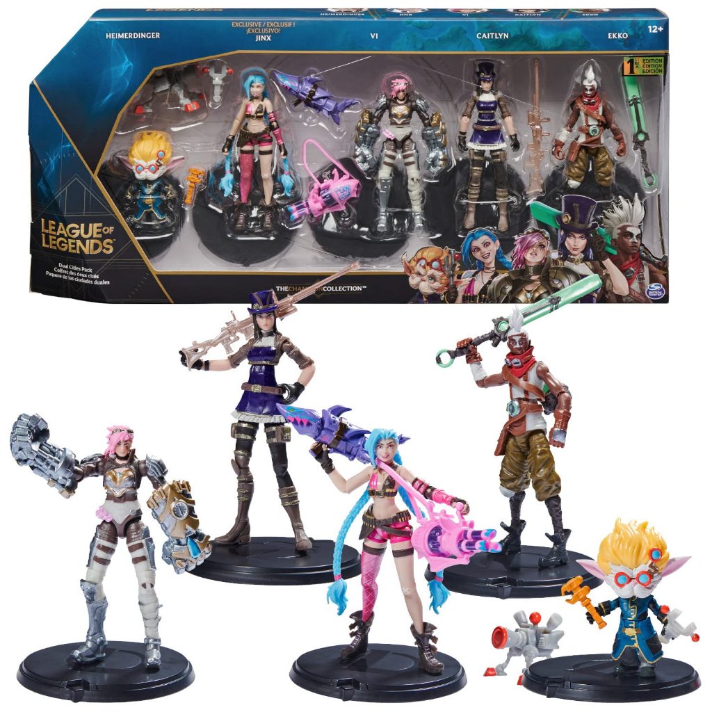 Spin Master, League of Legends, Dual Cities Pack Exclusive Jinx ...