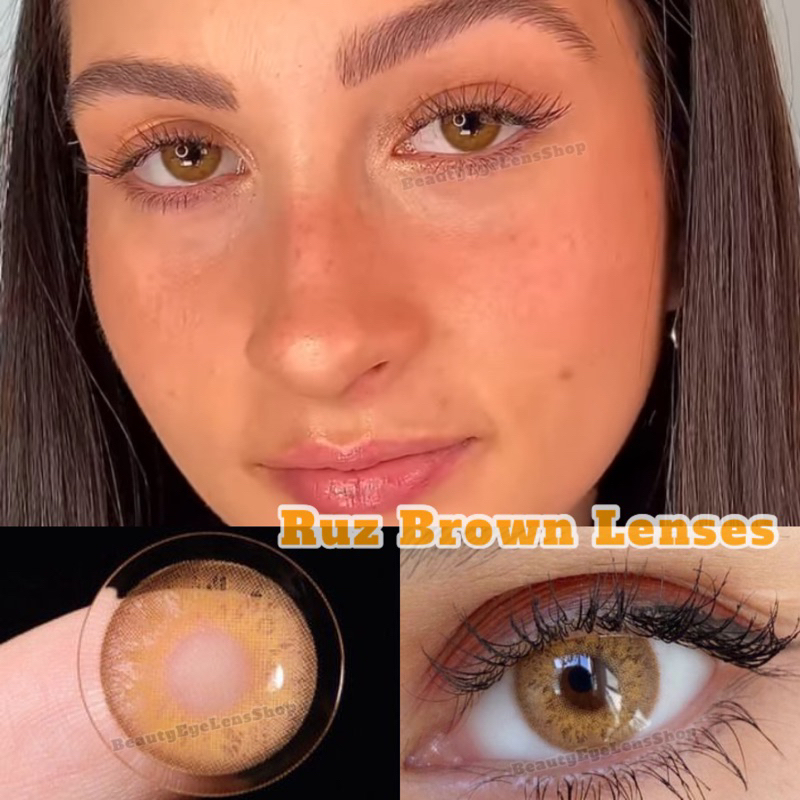 Graded Russy Brown Contact Lens (1.00-10.00) | Shopee Philippines