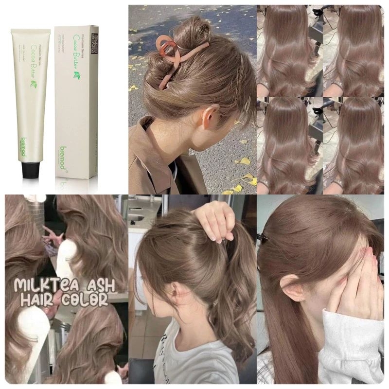 bremod milk tea ash 8.17(hair dye colorant/hair dye) | Shopee Philippines