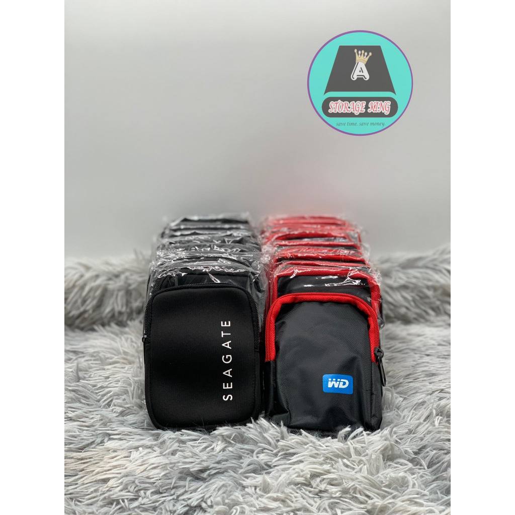 Seagate/WD Portable Hard Disk Drive Bag Case Pouch Black Original ...