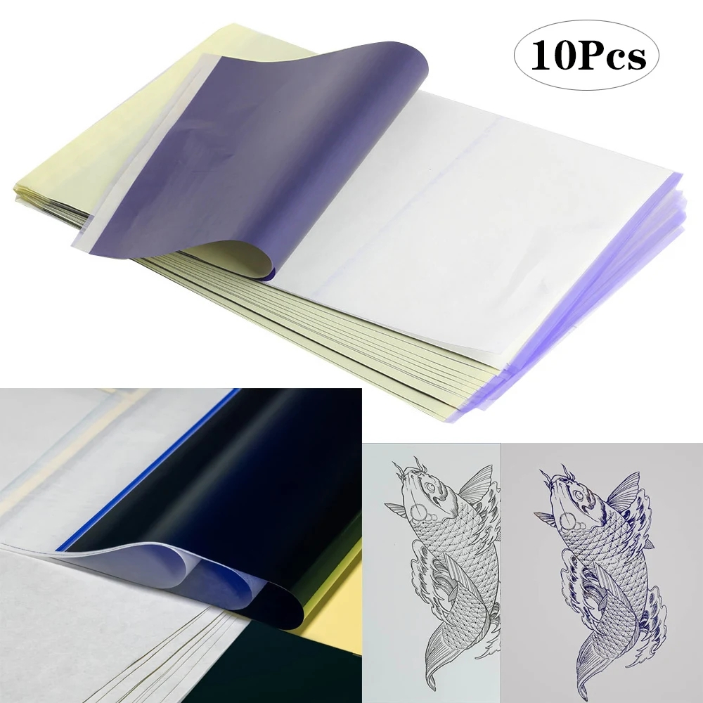 Tatoo Transfer Paper 10pcs Tattoo Transfer Cream Transfer Gel For Art ...