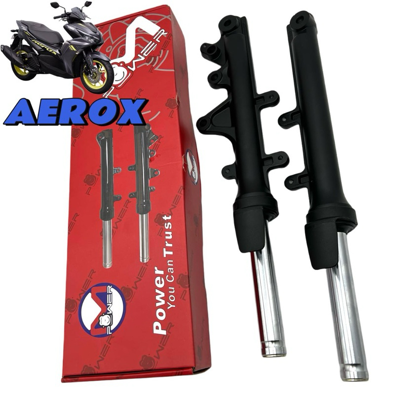 M POWER FRONT SHOCK FOR YAMAHA AEROX V1 v2 | Shopee Philippines
