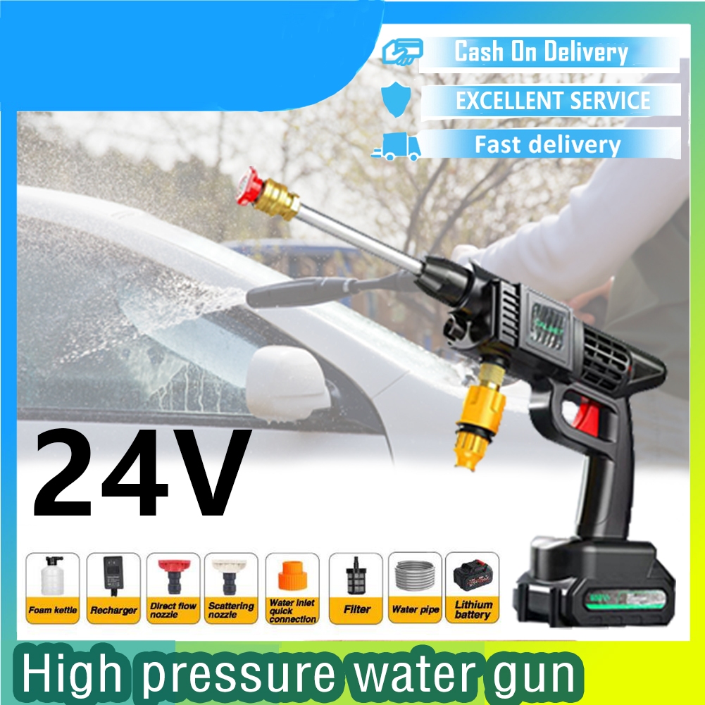 Pressure Washer Portable Car Machine Set Cordless Car Wash Spray Gun ...
