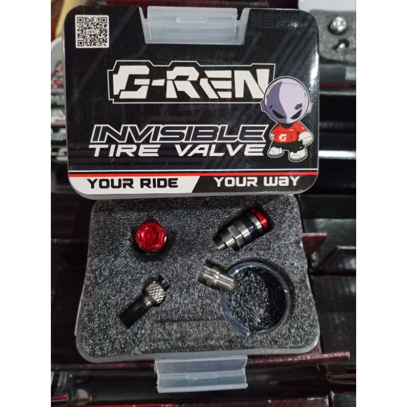 G-REN TIRE VALVE 10mm Invisible Tire Valve Universal ORIGINAL | Shopee ...