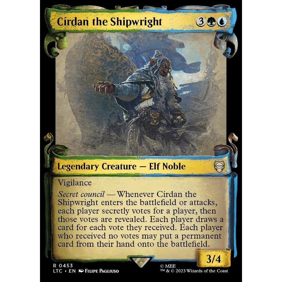 Cirdan the Shipwright (Showcase Scrolls) - Commander: The Lord of the ...