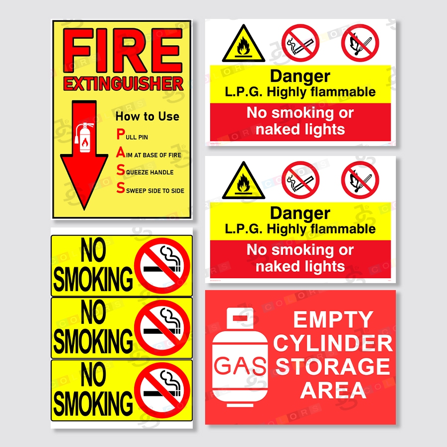 LPG Gas Business Signage Warning Safety Signs | Shopee Philippines