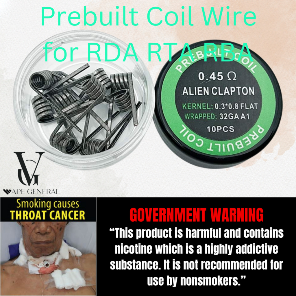 10 PIECE PREBUILD COIL WIRE FOR RDA RTA & RBA | Shopee Philippines