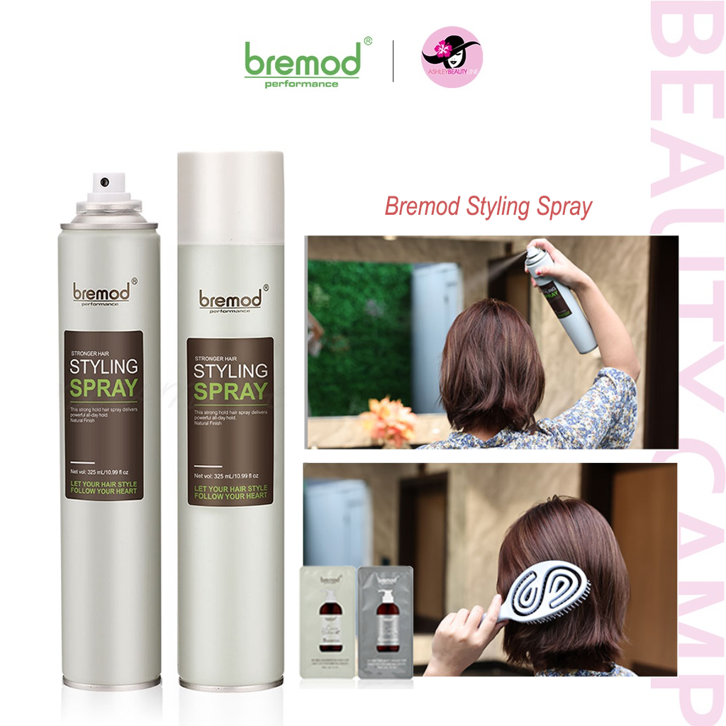 Bremod Hair Styling Spray Intense Hold Lasting finalize the design for ...