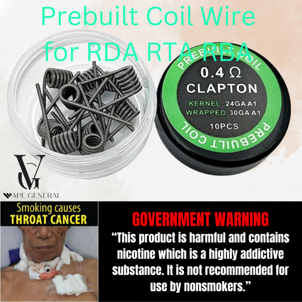 10 PIECE PREBUILD COIL WIRE FOR RDA RTA & RBA | Shopee Philippines