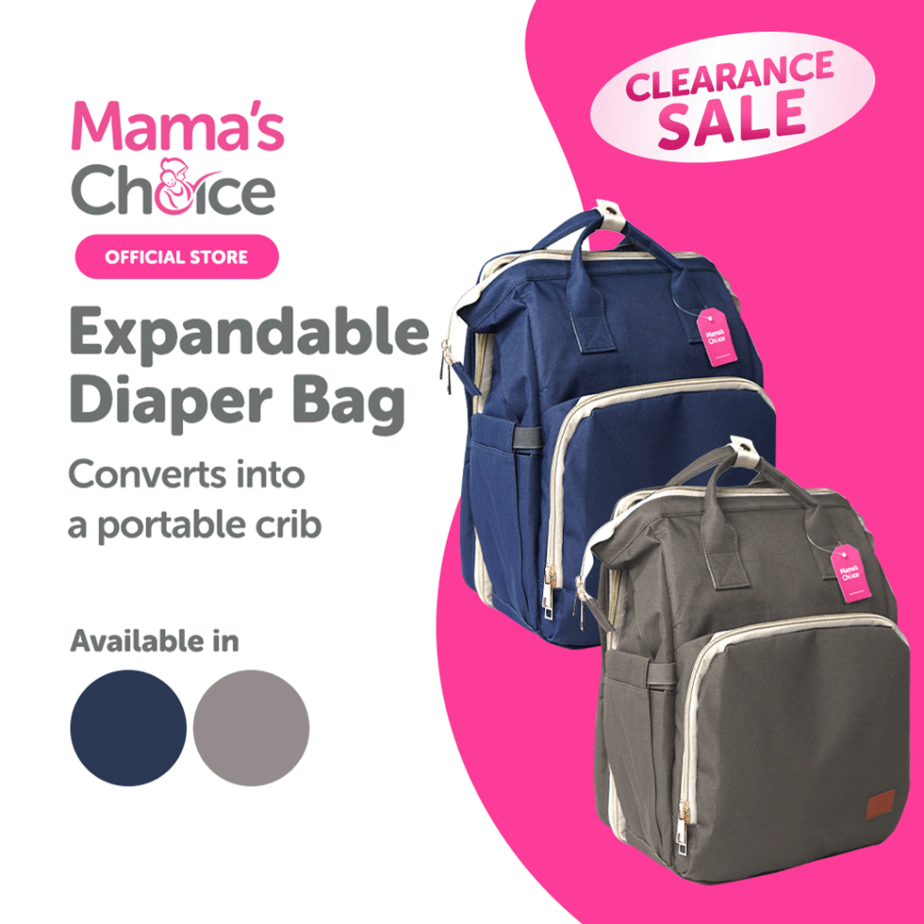 Mama’s Choice Expandable Diaper Bag | Waterproof | 7 Compartments ...