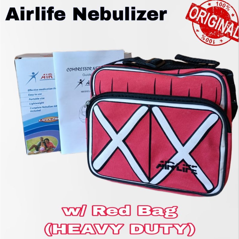 Airlife Nebulizer complete Nebulizing kit with Red bag Included ...