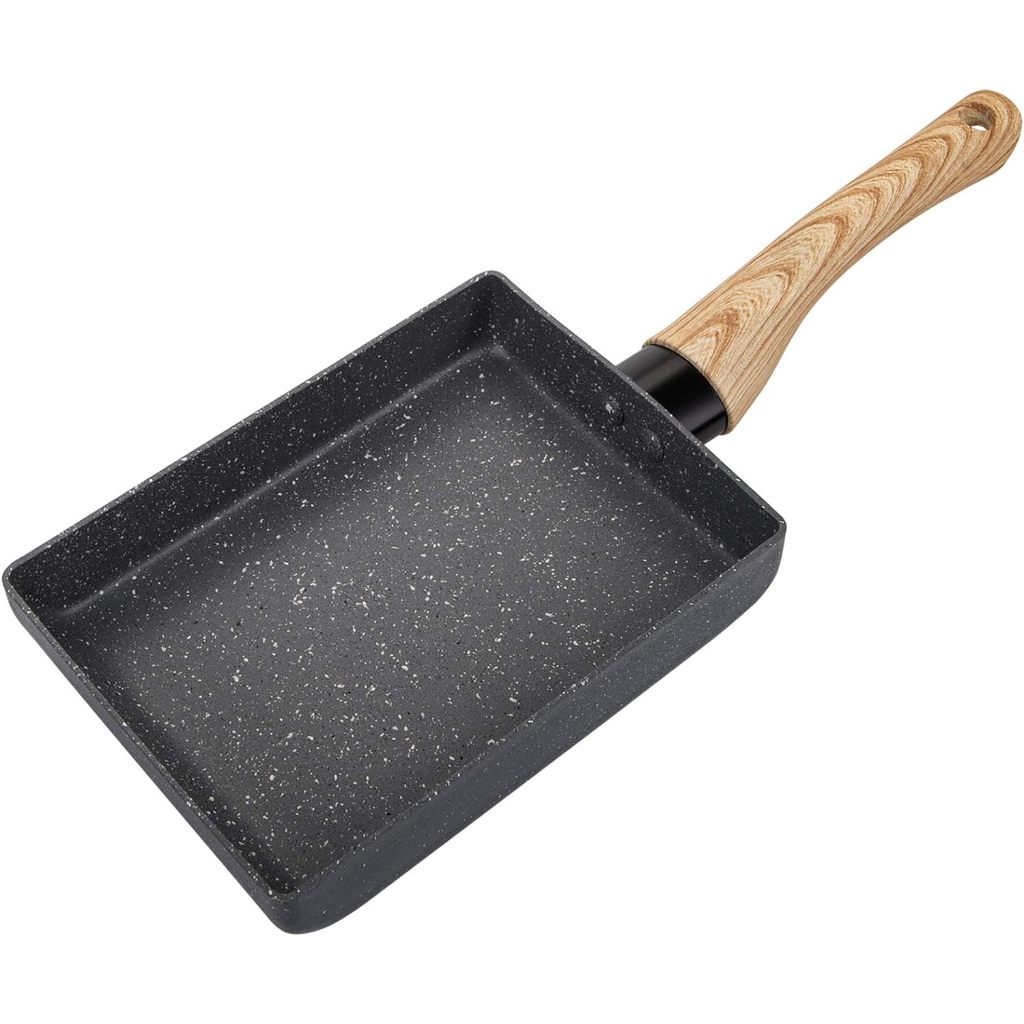 Tamagoyaki Japanese Omelette Pan, Non-stick Coating Rectangle Frying ...