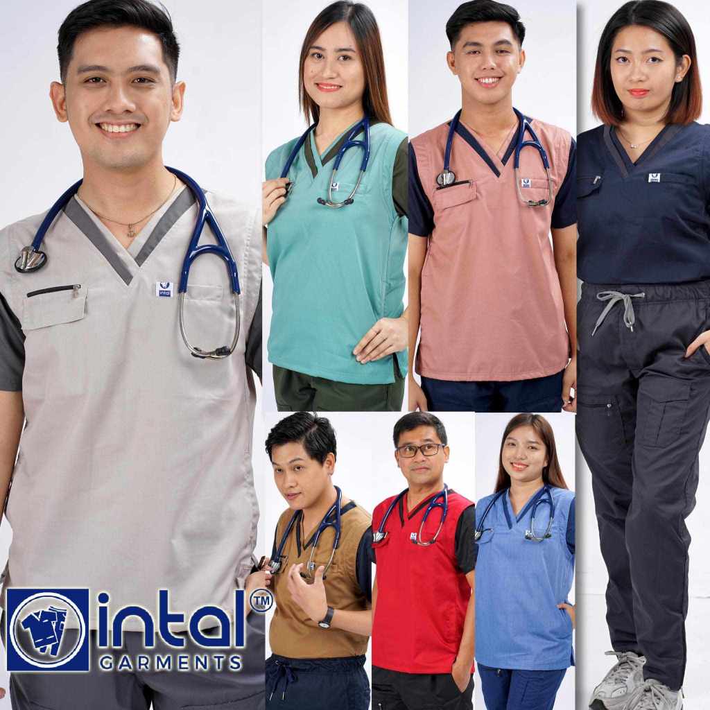 INTAL SCRUBSUIT 047 Elite MADISKARTE V-Neck Shoulder Vest Tapered ...