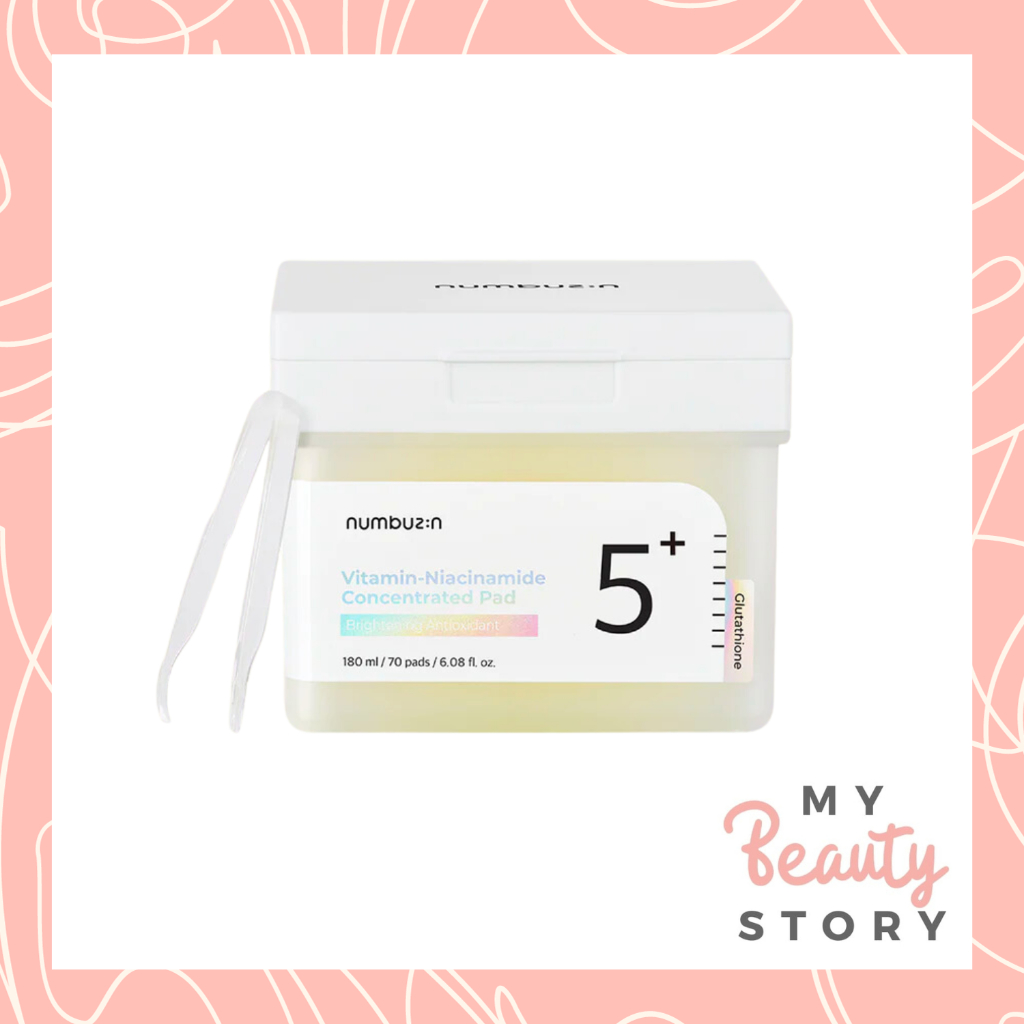Numbuzin No. 5 Vitamin-Niacinamide Concentrated Pad 180ml (70 Pads) | Shopee Philippines
