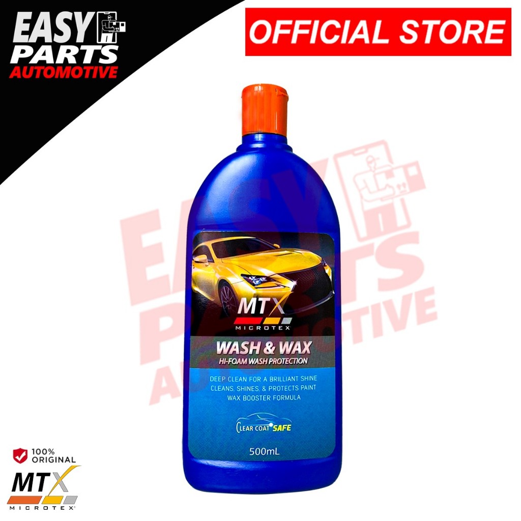 Microtex Wash & Wax Hi-Foam Wax Protection | Shopee Philippines