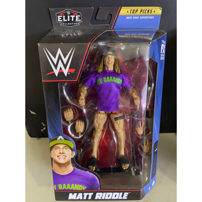 WWE Elite Collection Matt Riddle | Shopee Philippines