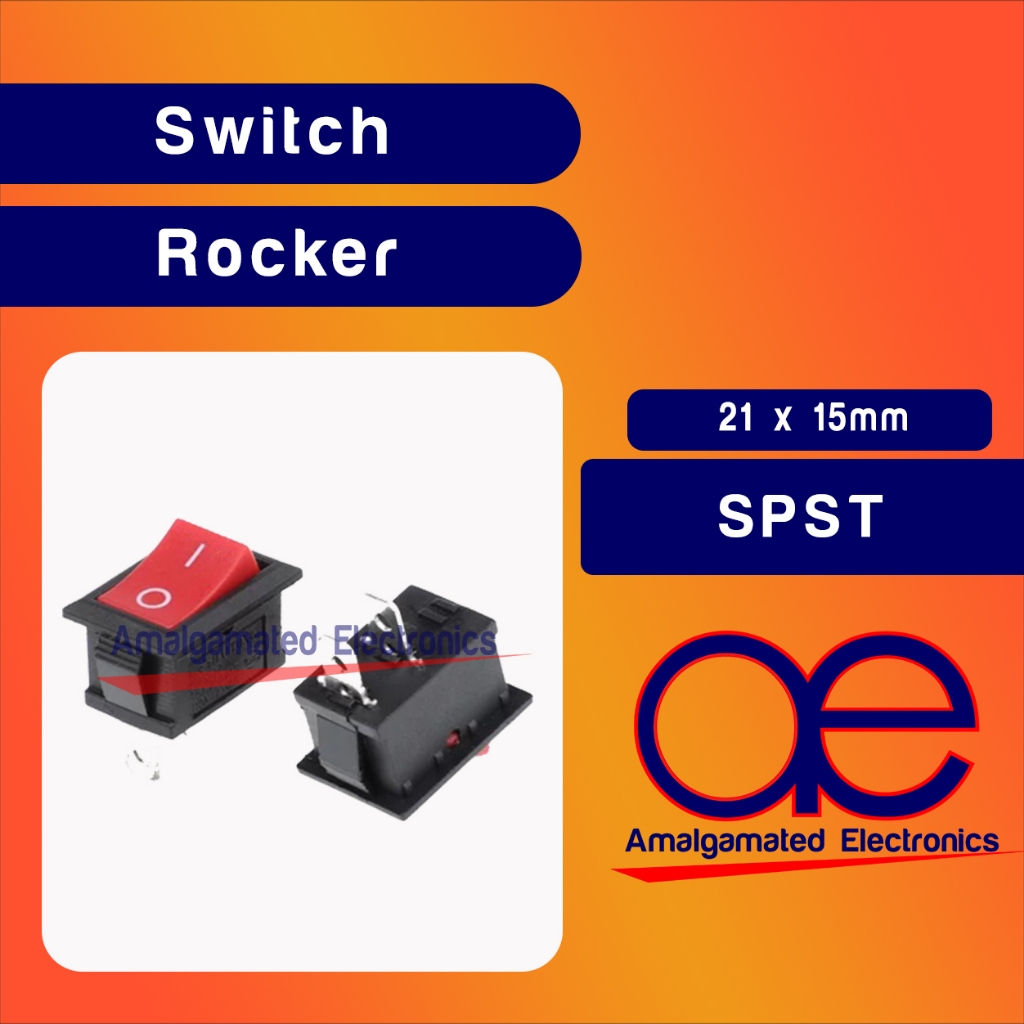 2PIN Rocker Switch SPST ( 5PCS ) | Shopee Philippines