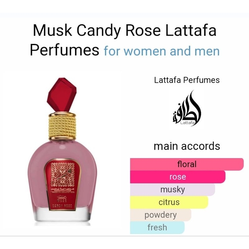 MUSK CANDY ROSE LATTAFA | Shopee Philippines