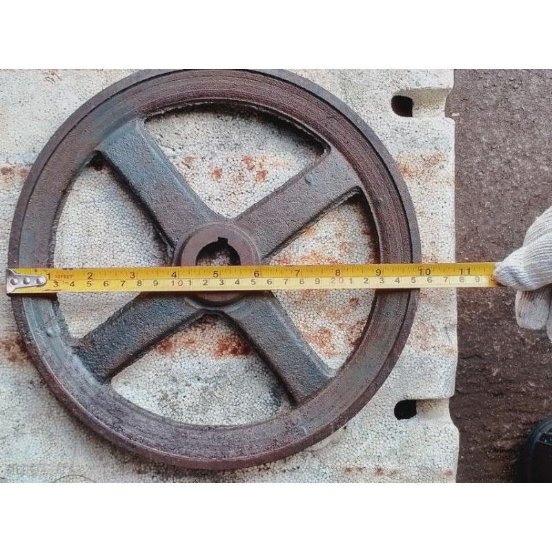 CAST IRON PULLEY TYPE B DOUBLE GROOVE | Shopee Philippines