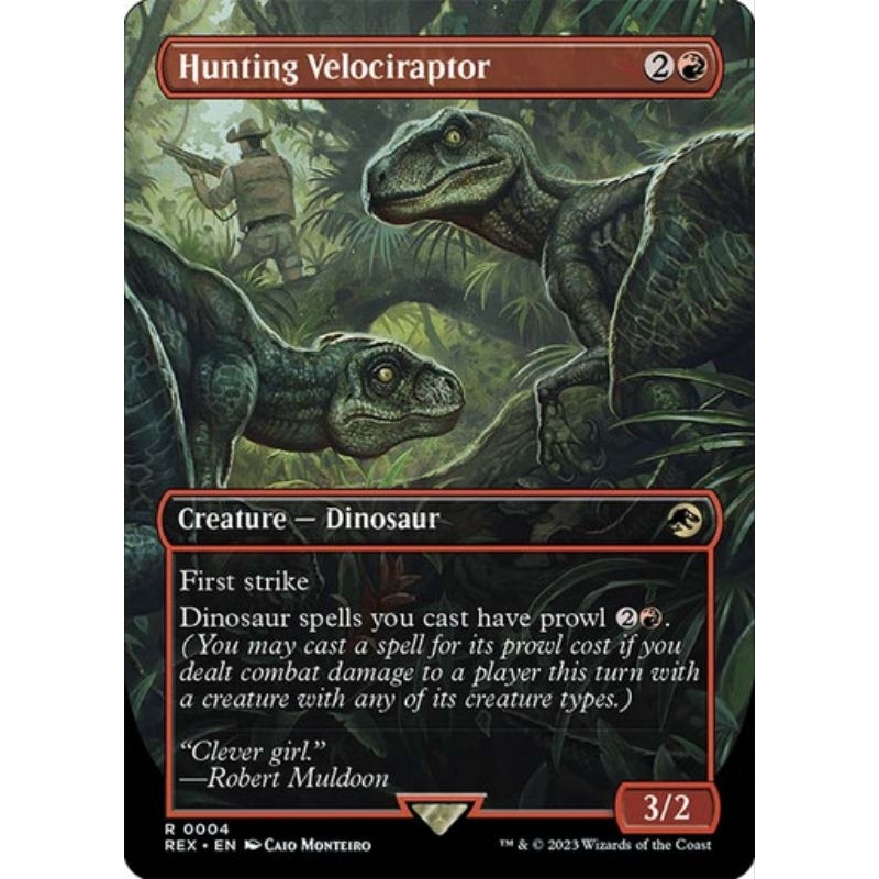 Hunting Velociraptor - REX - Rare - MTG Cards (WotC) | Shopee Philippines