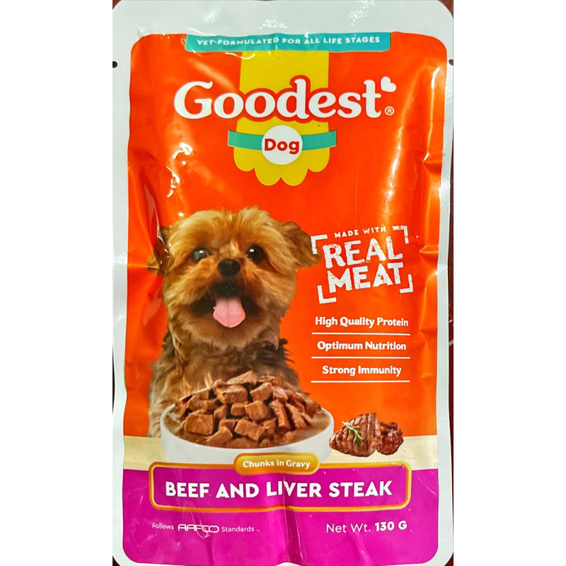 Goodest Dog Wet food in Pouch 130g | Shopee Philippines
