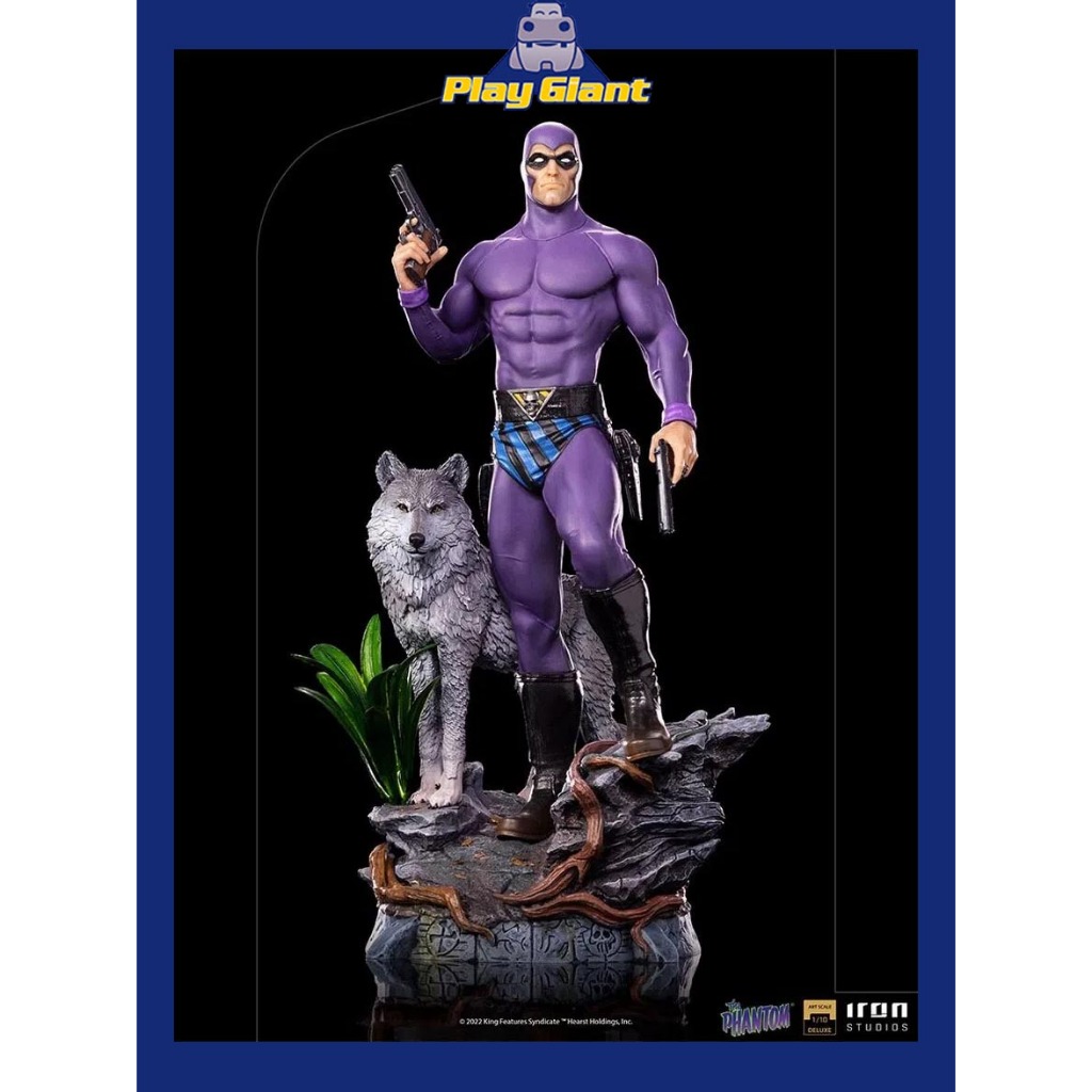 Preorder Iron Studios The Phantom Deluxe - Art Scale 1/10 - The Phantom ...