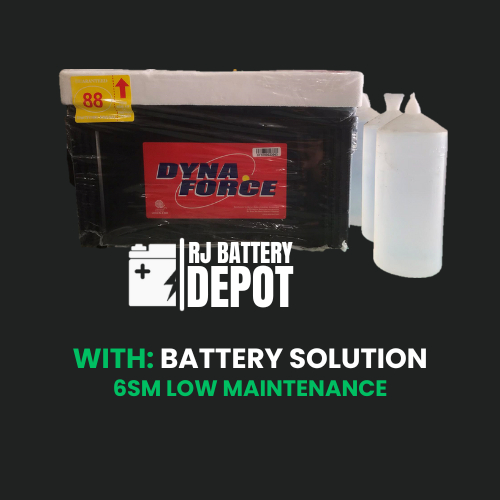 (WITH BATTERY SOLUTION) 6SM Dyna Force Low Maintenance | Shopee Philippines