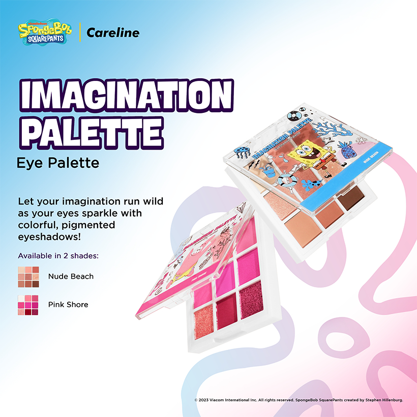 SpongeBob x Careline Imagination Palette Eyeshadow 7.25g | Shopee ...