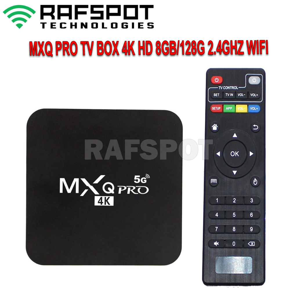 BRAND NEW MXQ PRO TV BOX 4K HD (8GB+128G 2.4GHZ) WIFI | Shopee Philippines
