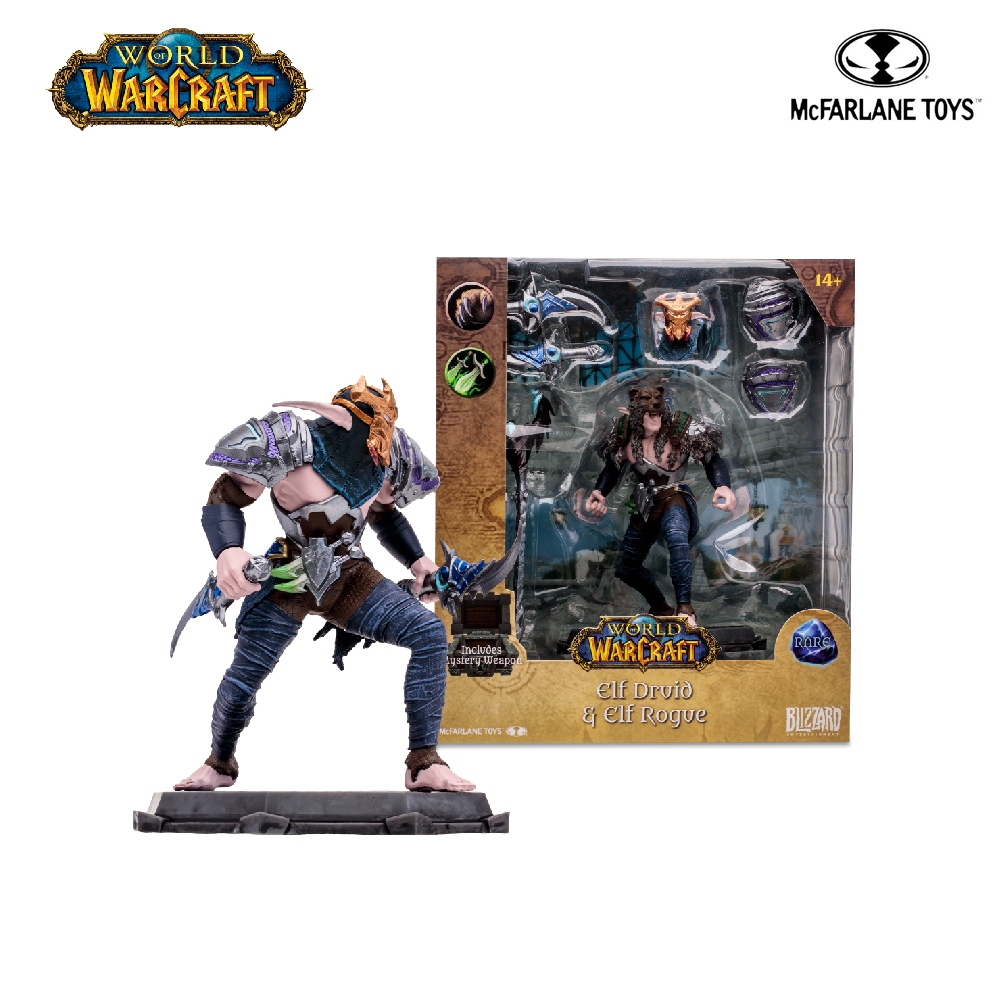 McFarlane Toys World Of Warcraft 6In-Night Elf: Druid/Rogue (Rare ...