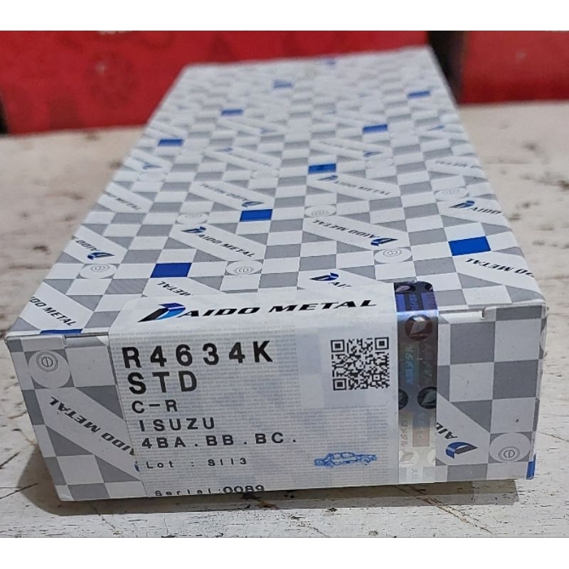 R4634 SIZE STD CON ROD BEARING ISUZU ELF 4BA1, 4BB1, C330, 4BC2,4BE1 ...
