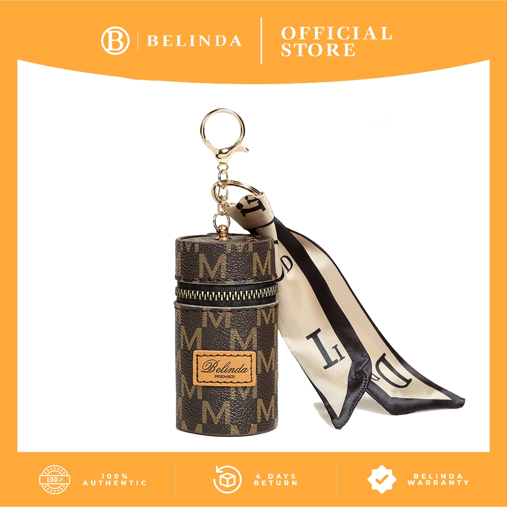 BELINDA PREMIER Coin Purse For Women Retro Print Mini Lipstick Silk ...