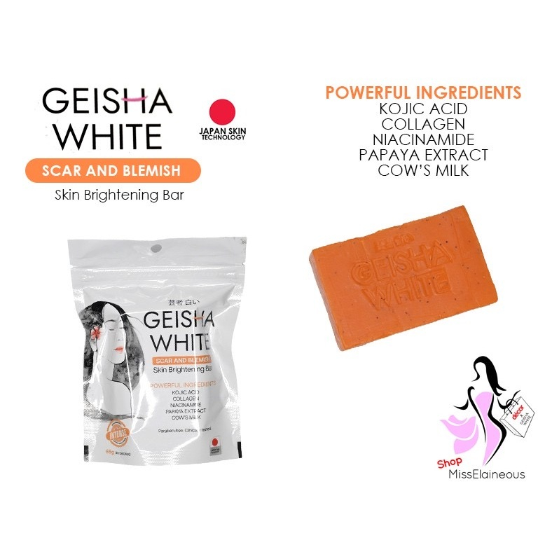 Geisha White Intense Single Skin Brightening Soap | Shopee Philippines