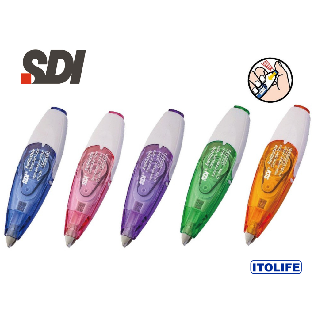 SDI i-PUSH Correction Tape- 1pc | Shopee Philippines